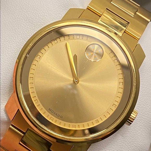 Movado | Accessories | Like New Movado Bold Mens Gold Watch | Poshmark